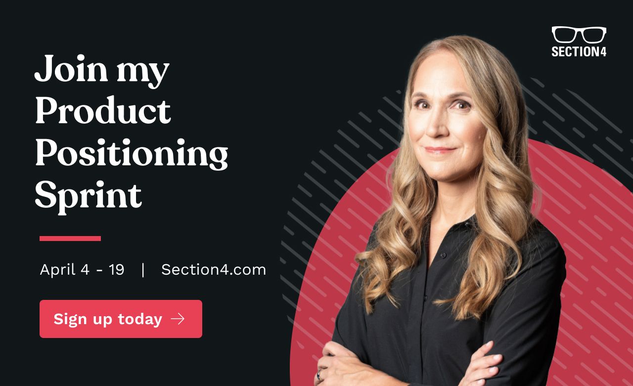 New Online Positioning Course with Section4 - April Dunford